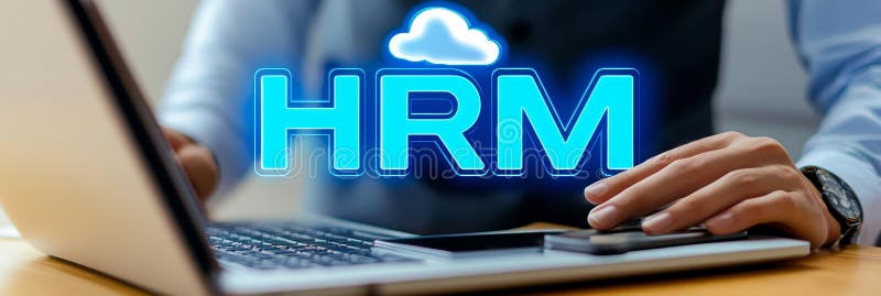 Businessman Accessing Cloud-Based Human Resource Management System, HRM ...
