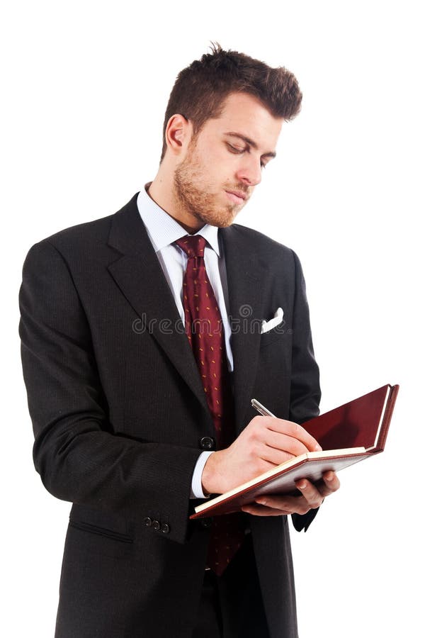 Businessman accounting stock photo. Image of background - 18085424