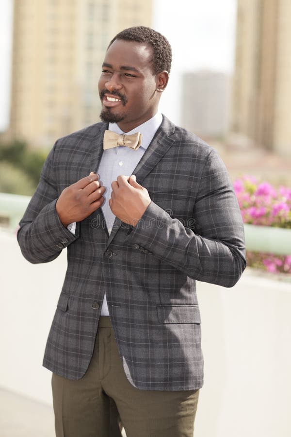 Businessman Adjusting His Jacket Stock Photo - Image of adjusting, male ...