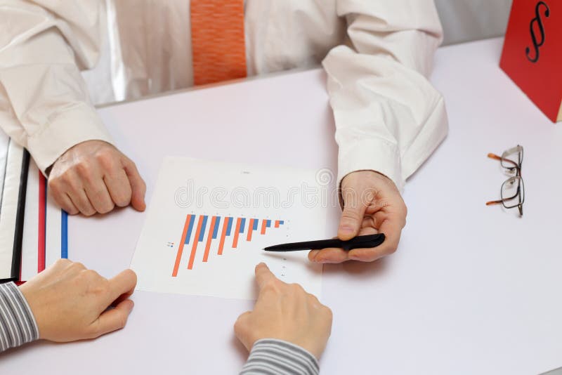 Businessman Advise a Client Stock Image - Image of executive, meeting ...