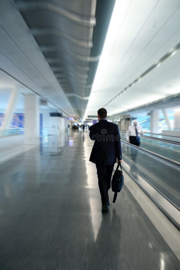 Businessman at the airport stock image. Image of terminal - 3732747
