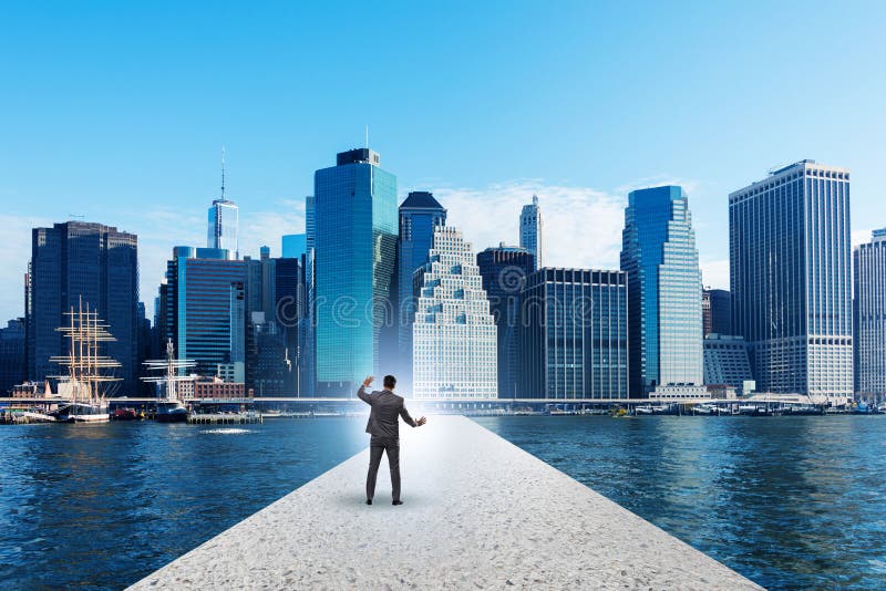 Businessman in the Ambition and Determination Concept Stock Photo ...