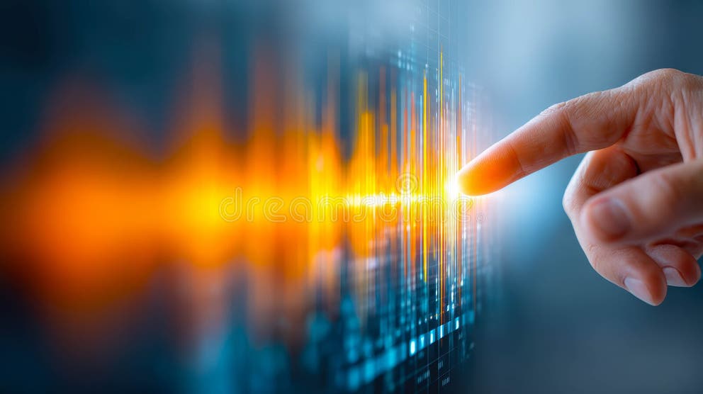 Businessman Analyzing Key Performance Indicators Using Digital Screen ...