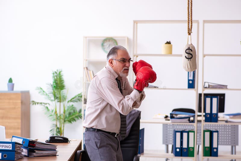 Businessman Angry and Furious at the Workplace Stock Image - Image of ...