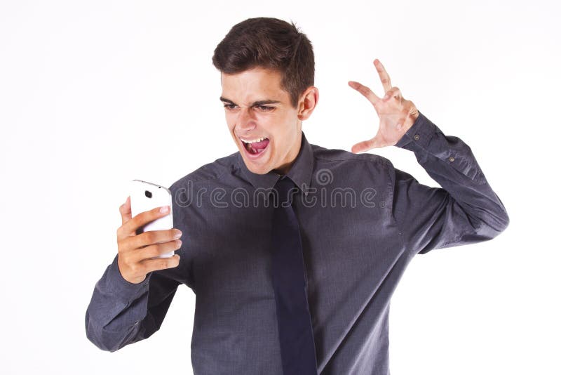 Businessman stock photo. Image of customer, expressions - 77570678