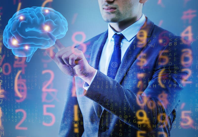 Businessman in Artificial Intelligence Concept Stock Image - Image of ... Businessman in Artificial Intelligence Concept Stock Image - Image of ...