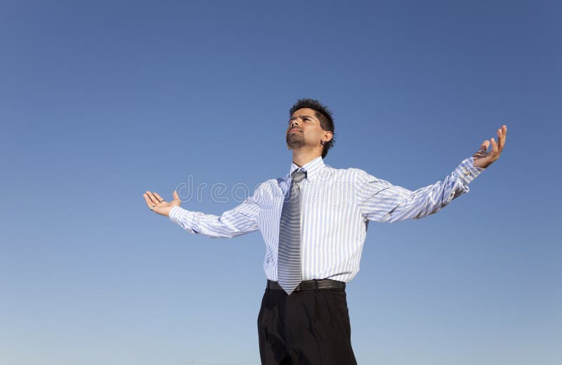 Businessman Asking for Help Stock Photo - Image of career, businessman ...