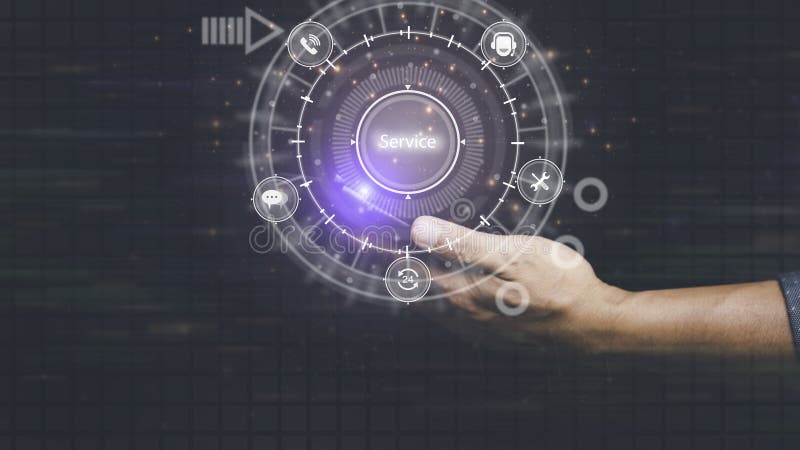 Businessman Asking Help through Call Center,customer Support Service ...