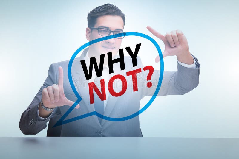 Businessman Asking the Question Why Not Stock Photo - Image of confused ...