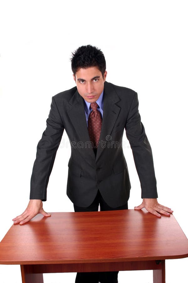 Businessman Asking Questions Stock Photo - Image of organization ...