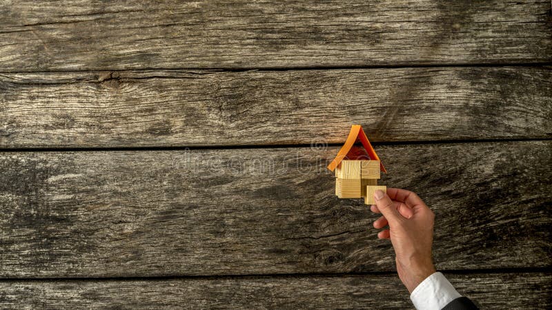 Architect Assembling An Architectural Model Stock Photo - Image of ...