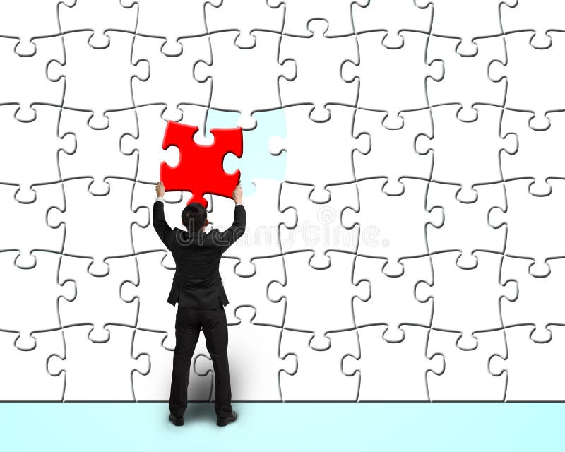 Businessman Figuring Out Puzzle Pieces Stock Image - Image of graphic ... Businessman Figuring Out Puzzle Pieces Stock Image - Image of graphic ...