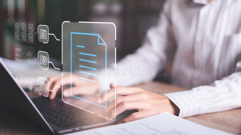 Businessman Audit Documents, Quality Assessment Management with a ...