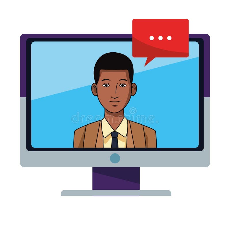 Businessman Avatar Cartoon Character Stock Vector - Illustration of ...