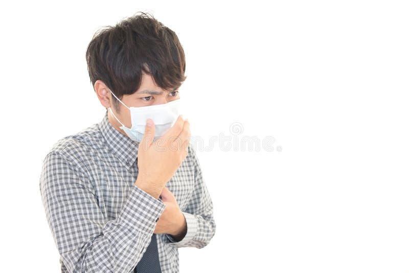 Businessman with a Bad Cold Stock Image - Image of isolated, japanese ...