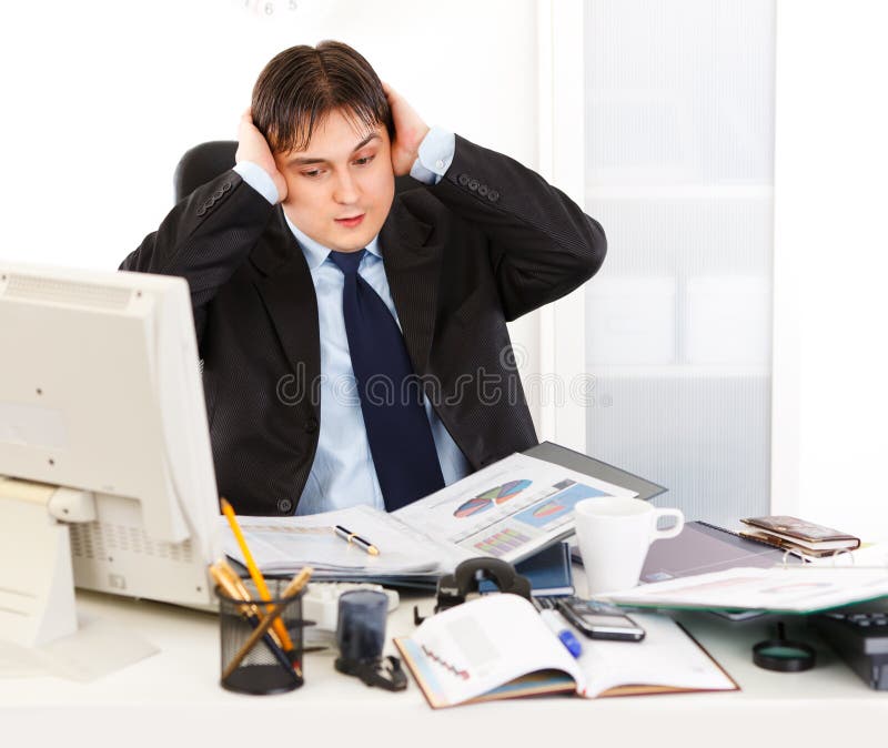 Businessman Being Overloaded with Loads of Work Stock Photo - Image of ...