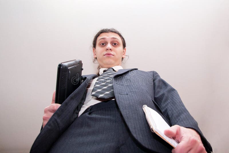 Businessman big boss stock image. Image of corporate - 23778787