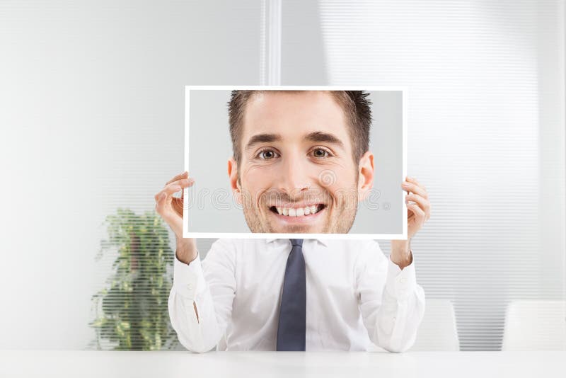 Businessman with big smile stock photo. Image of teeth - 37621472