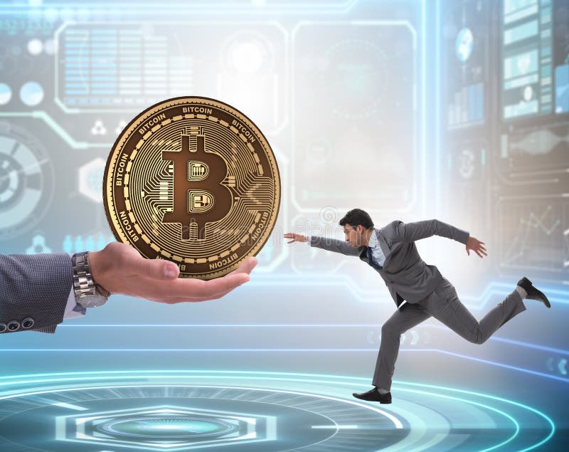 Businessman in Bitcoin Price Increase Concept Stock Photo - Image of ... Businessman in Bitcoin Price Increase Concept Stock Photo - Image of ...