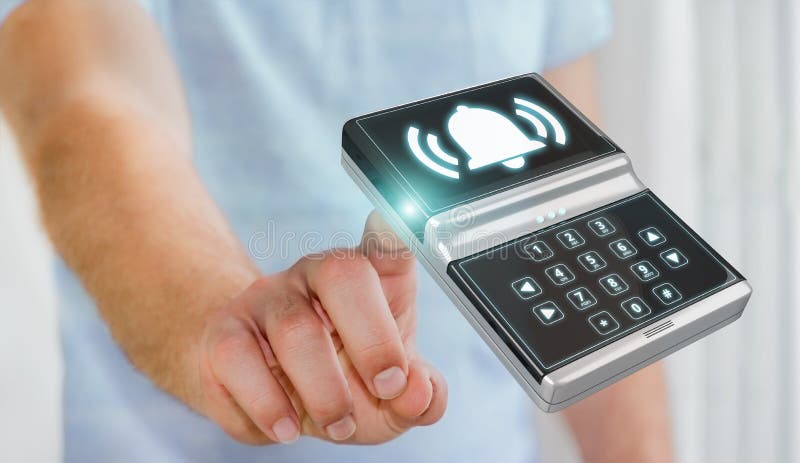 Security Device Simple Icons Stock Vector - Illustration of print, home ...