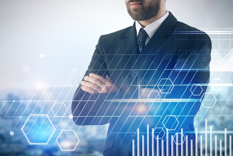 User and network concept stock photo. Image of folded - 121862348