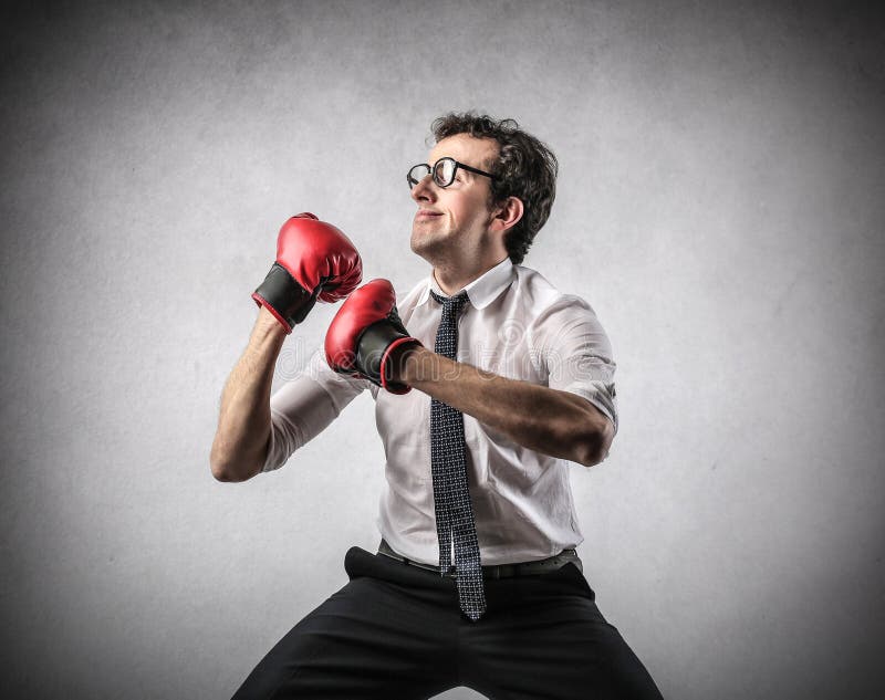 Businessman boxing stock image. Image of boxer, defense - 39501145