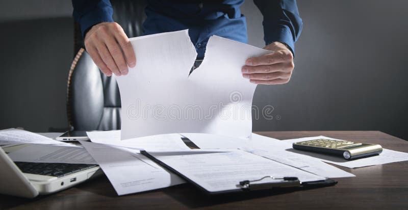 322 Businessman Breaking Contract Stock Photos - Free & Royalty-Free ...