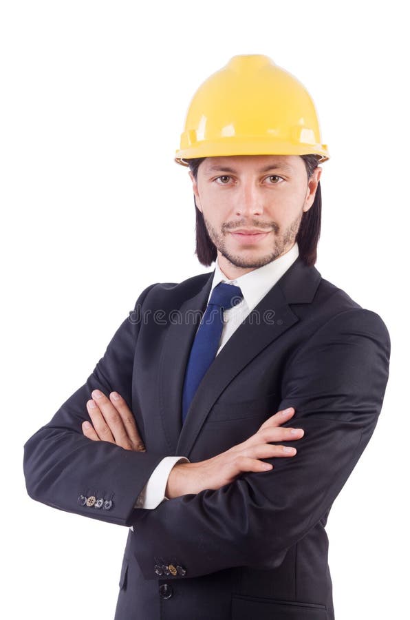 Businessman-builder stock photo. Image of professional - 39760410