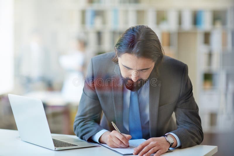Businessman busy at work stock image. Image of manager - 78185097