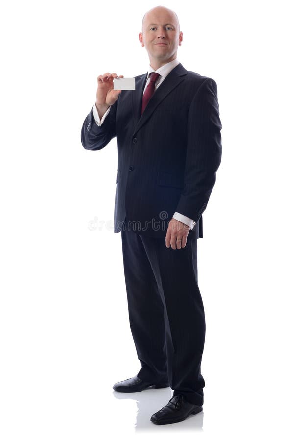 Businessman card stock image. Image of corporate, administrator - 27318663
