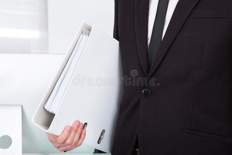 File Folder with Documents stock photo. Image of indoors - 58562658