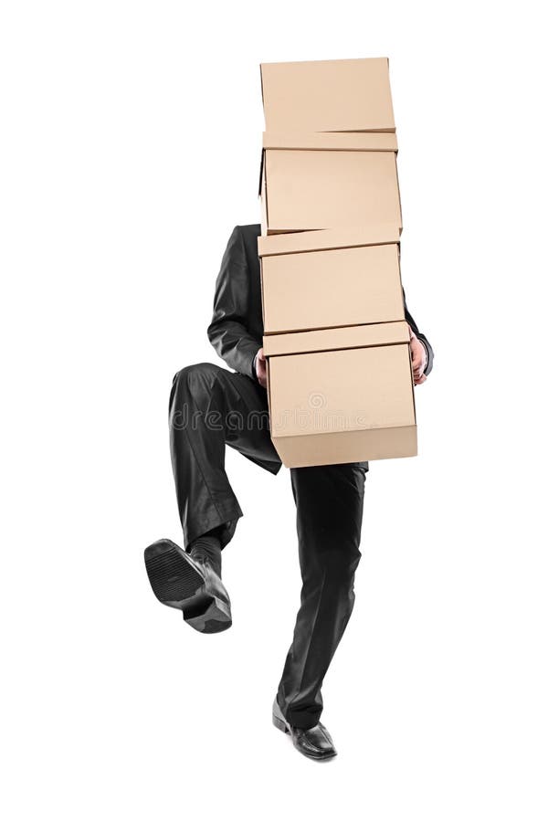 Carrying packages stock photo. Image of delivery, deliver - 668346