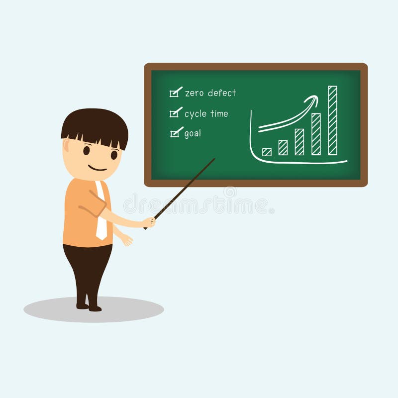 Businessman Cartoon on Work Hard Concept Stock Vector - Illustration of ...