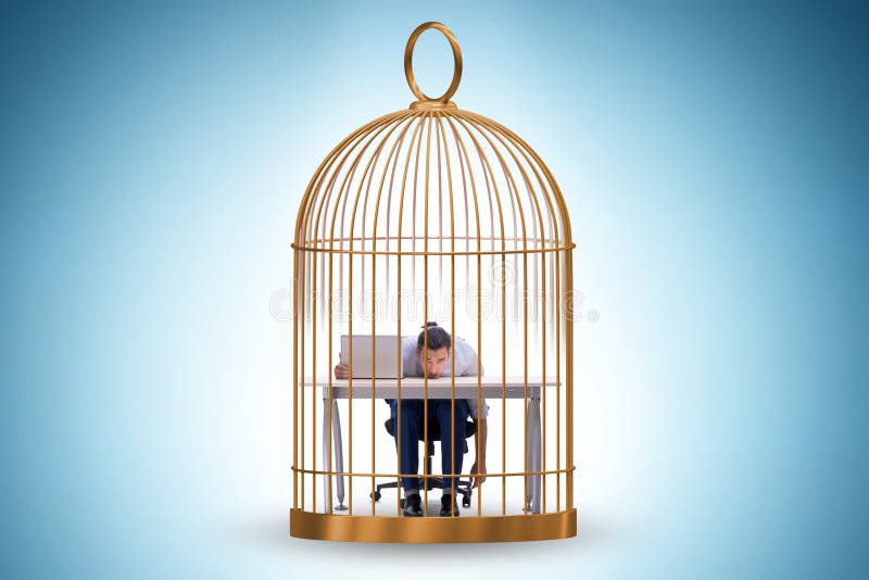 Humor Man Cage Stock Illustrations – 80 Humor Man Cage Stock ...