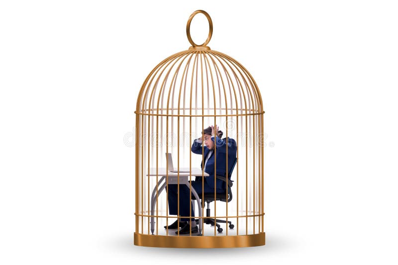 Humor Man Cage Stock Illustrations – 80 Humor Man Cage Stock ...