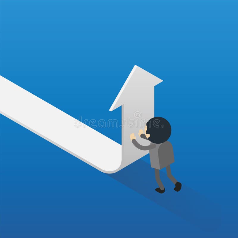 Businessman Changing Direction Stock Vector - Illustration of collar ...