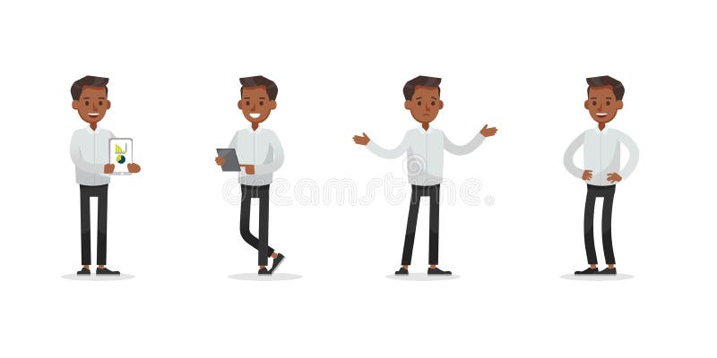 Businessman Character Vector Design No3 Stock Vector - Illustration of ...