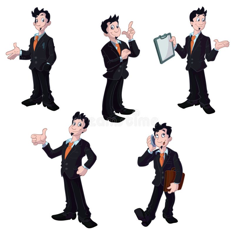 Businessman Animation Sprite Stock Vector - Illustration of running ...