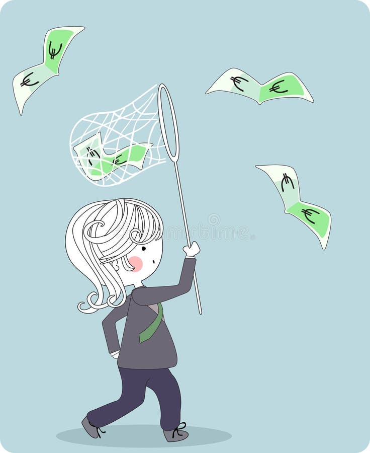 Cartoon Chasing Paper