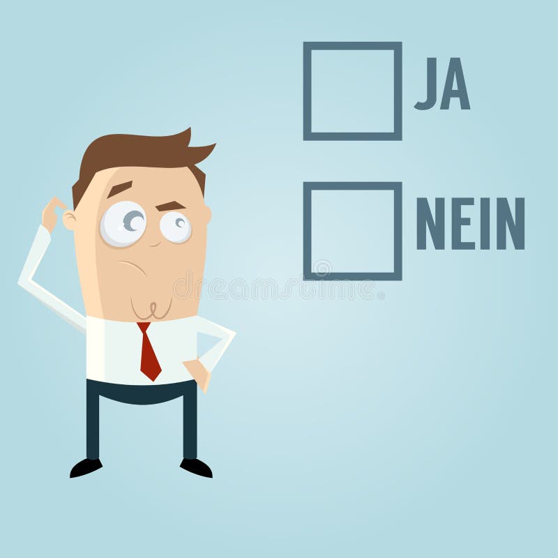 Thoughtful cartoon man stock vector. Illustration of pensive - 35875768