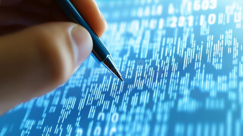 A Businessman Checking Off Boxes on a Digital Screen, Representing Task ...