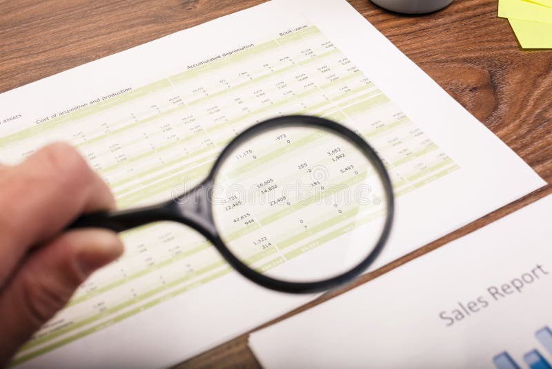 Businessman Checking a Report Stock Image - Image of look ...