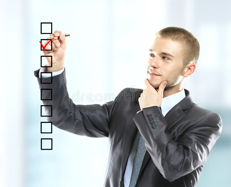 Thinking about options stock image. Image of difficulty - 29113393