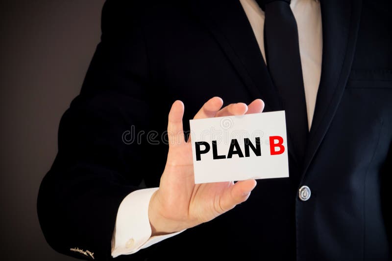 Businessman Choosing Plan a on Virtual Screen Stock Photo - Image of ...