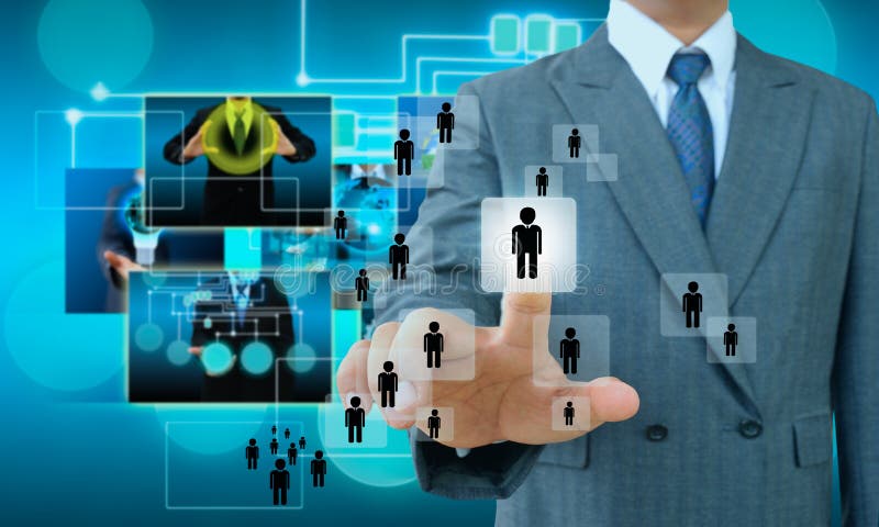 Businessman Choosing the Right Person Stock Image - Image of employment ...