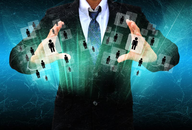 Businessman Choosing the Right Person Stock Image - Image of employee ...