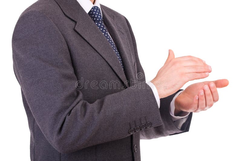 Businessman Clapping His Hands. Stock Image - Image of hands ... Businessman Clapping His Hands. Stock Image - Image of hands ...
