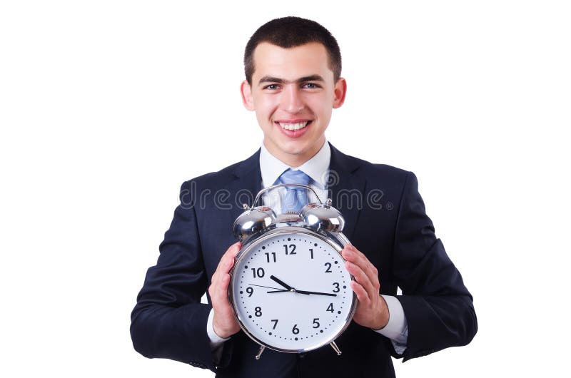 Young man getting late stock photo. Image of house, checking - 18667770