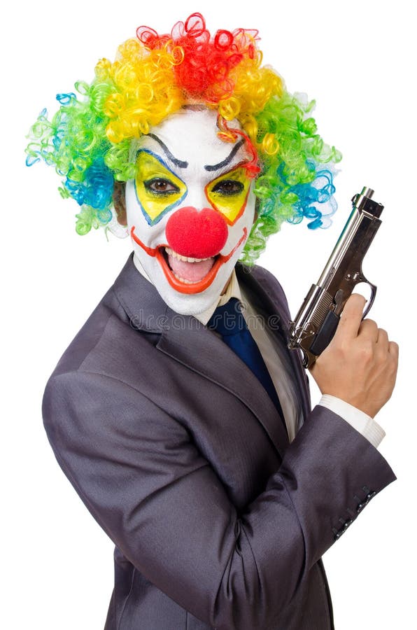 Businessman clown stock photo. Image of holiday, circus - 33494372