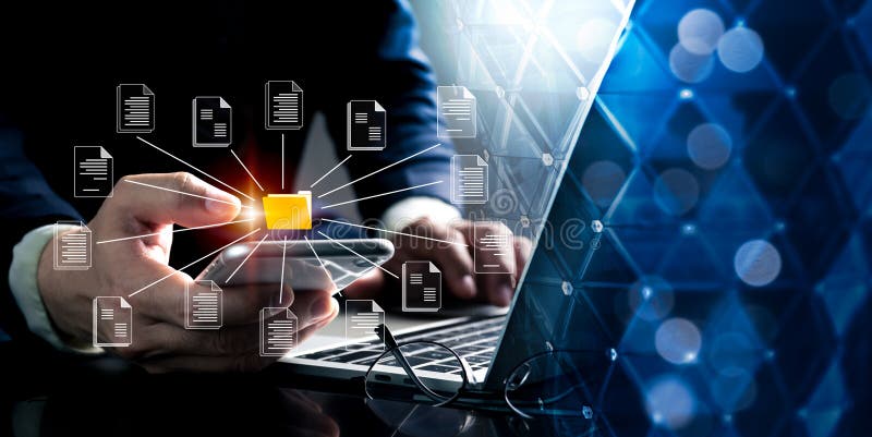 Conceptualization of a Document Management System with a Businessman ...